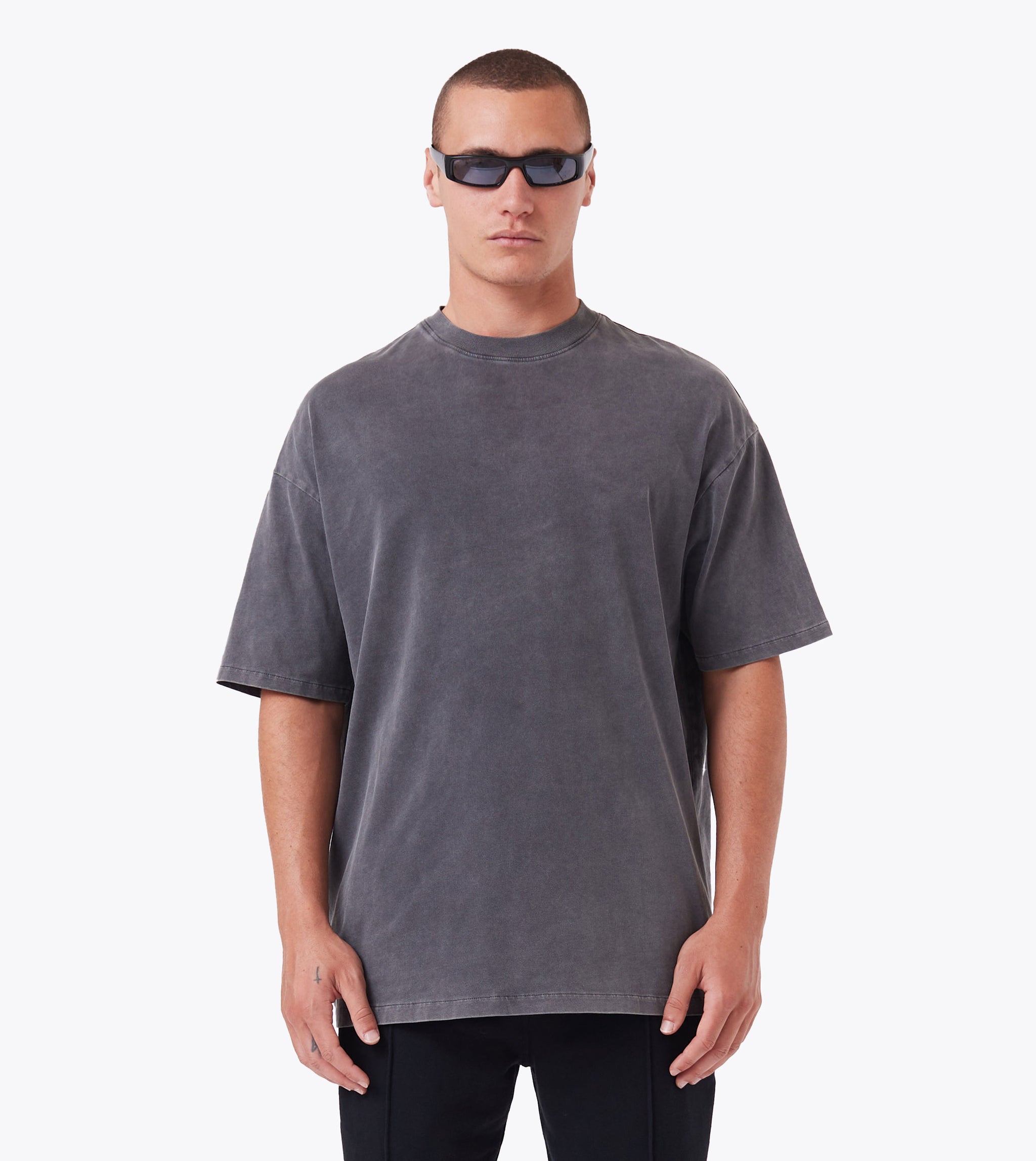 Box ++ Tee Ash Grey