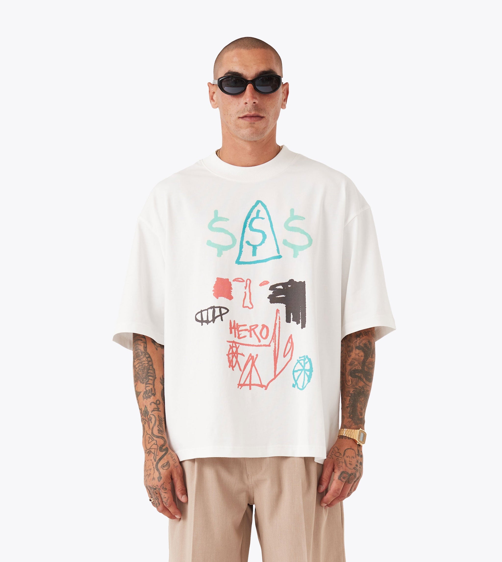 Musonga Flow Tee Vintage White