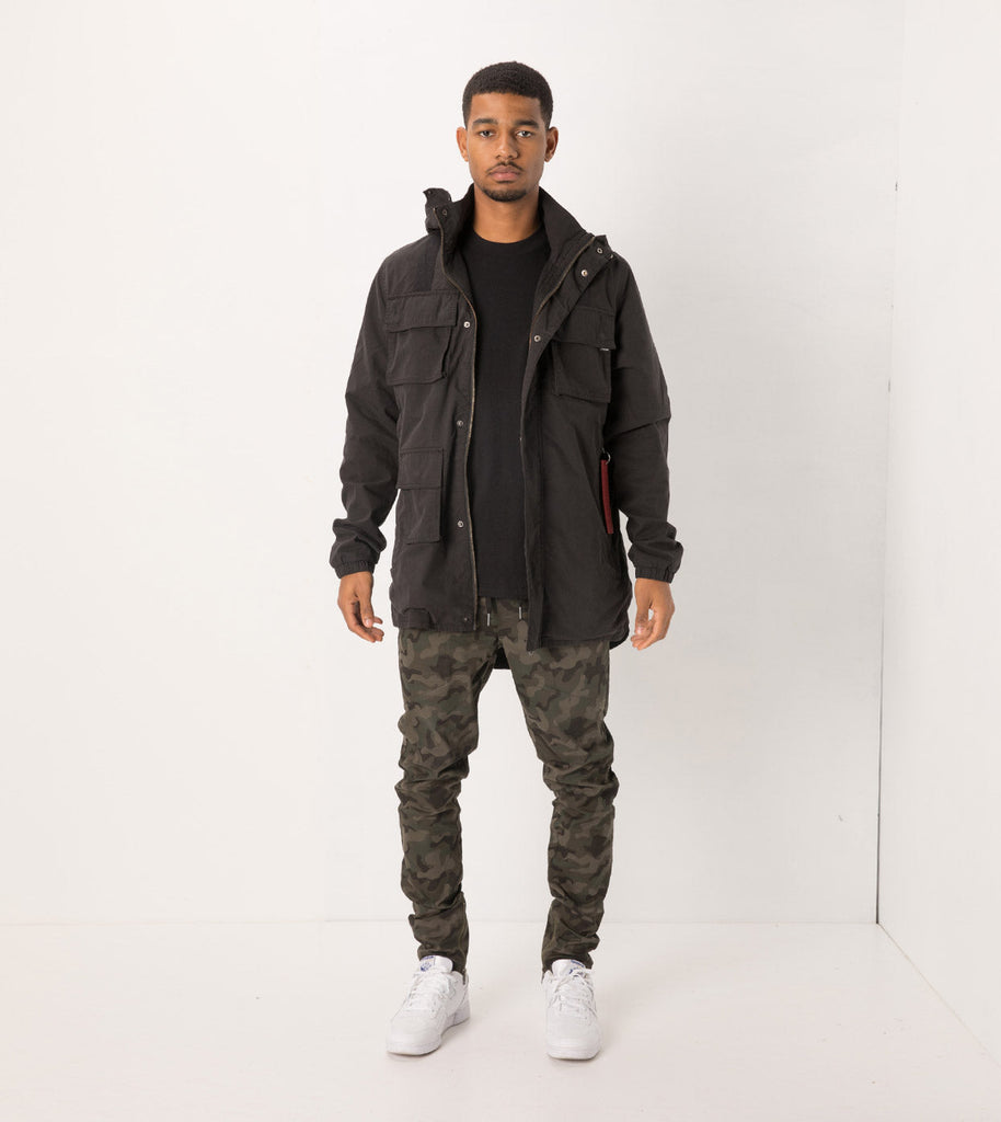 Utility Jacket Washed Black – ZANEROBE Australia