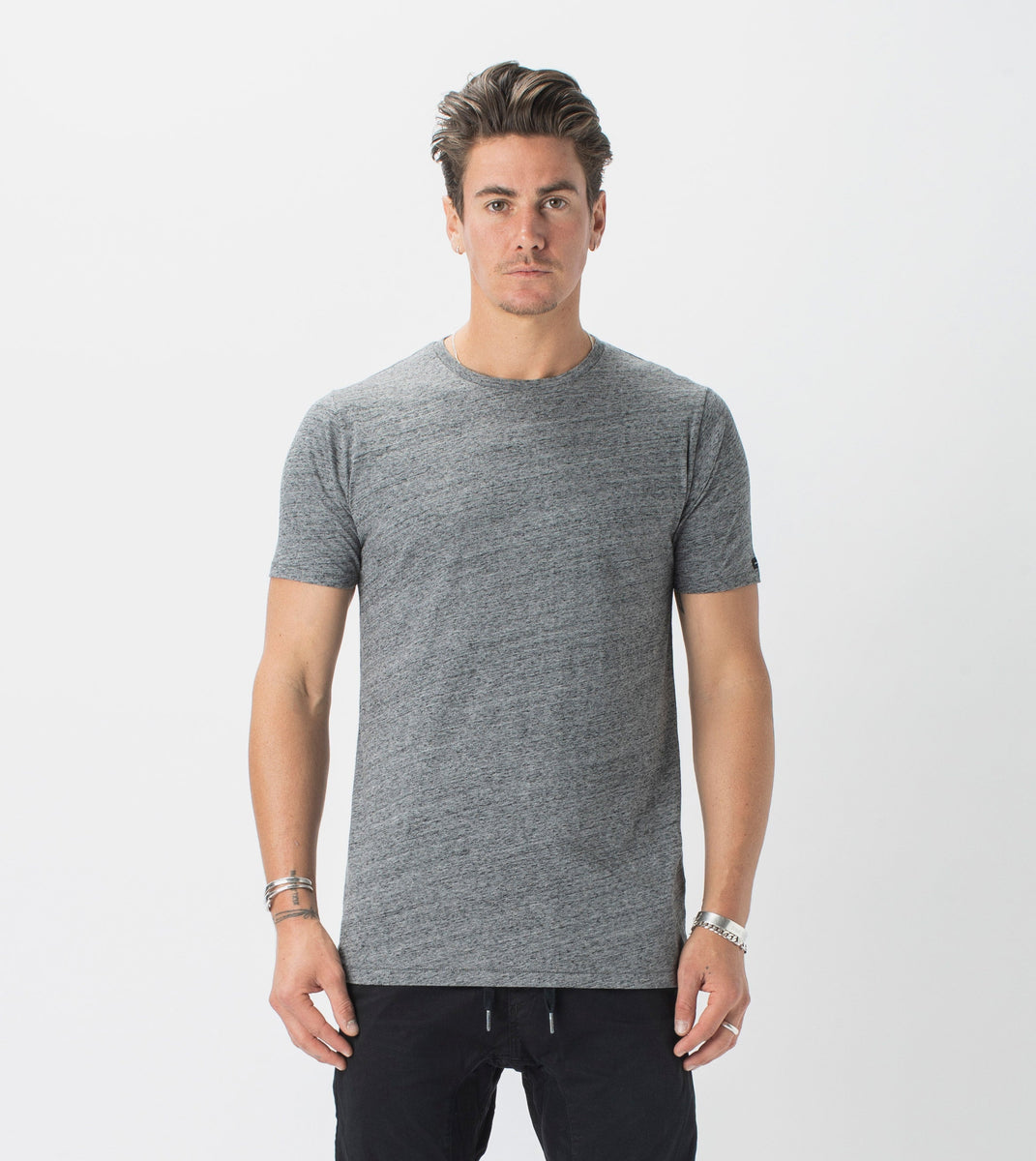 Flintlock Tee Charcoal Marle – ZANEROBE Australia