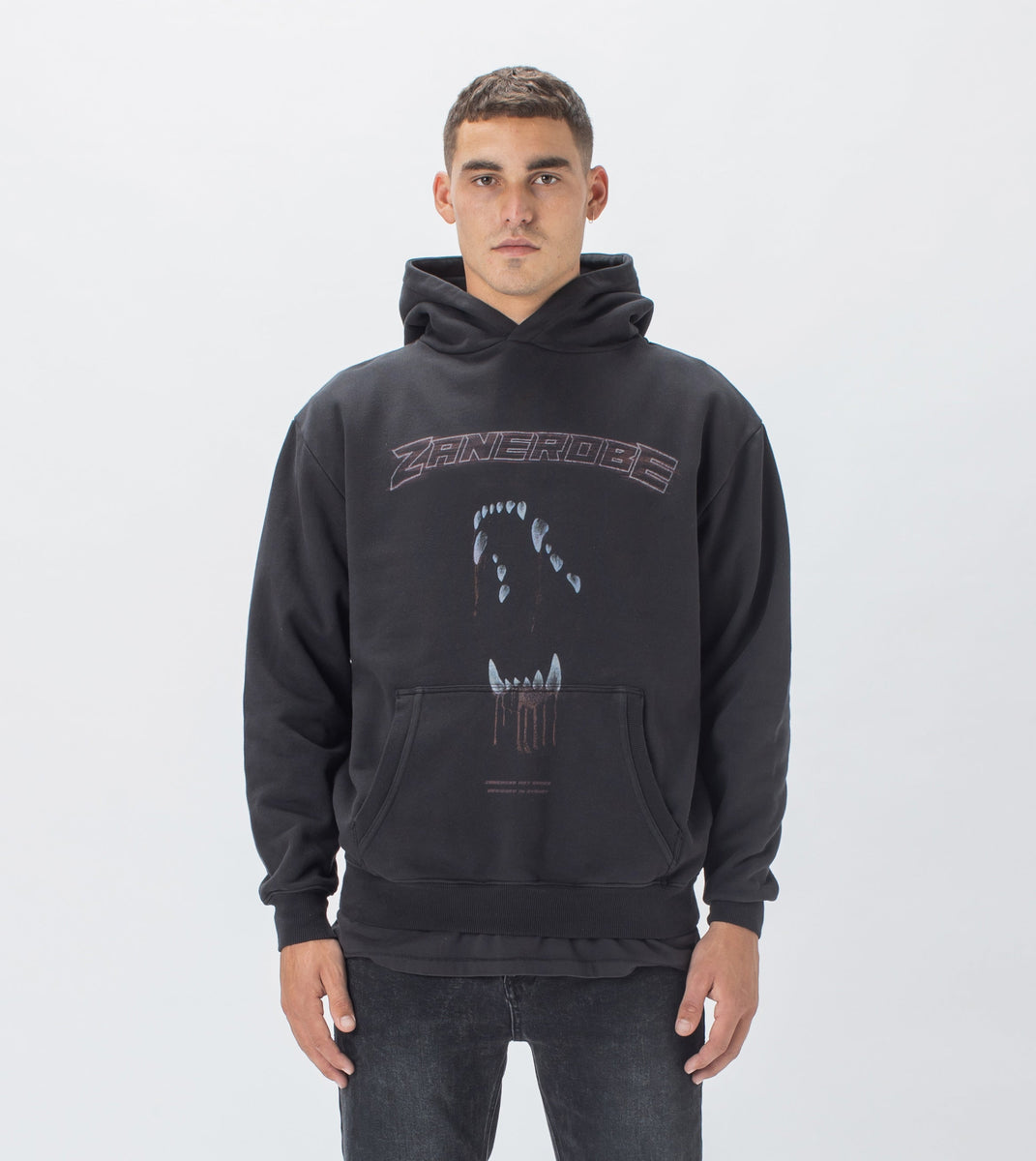 Graveyard Lowgo Hood Sweat GD Black – ZANEROBE Australia