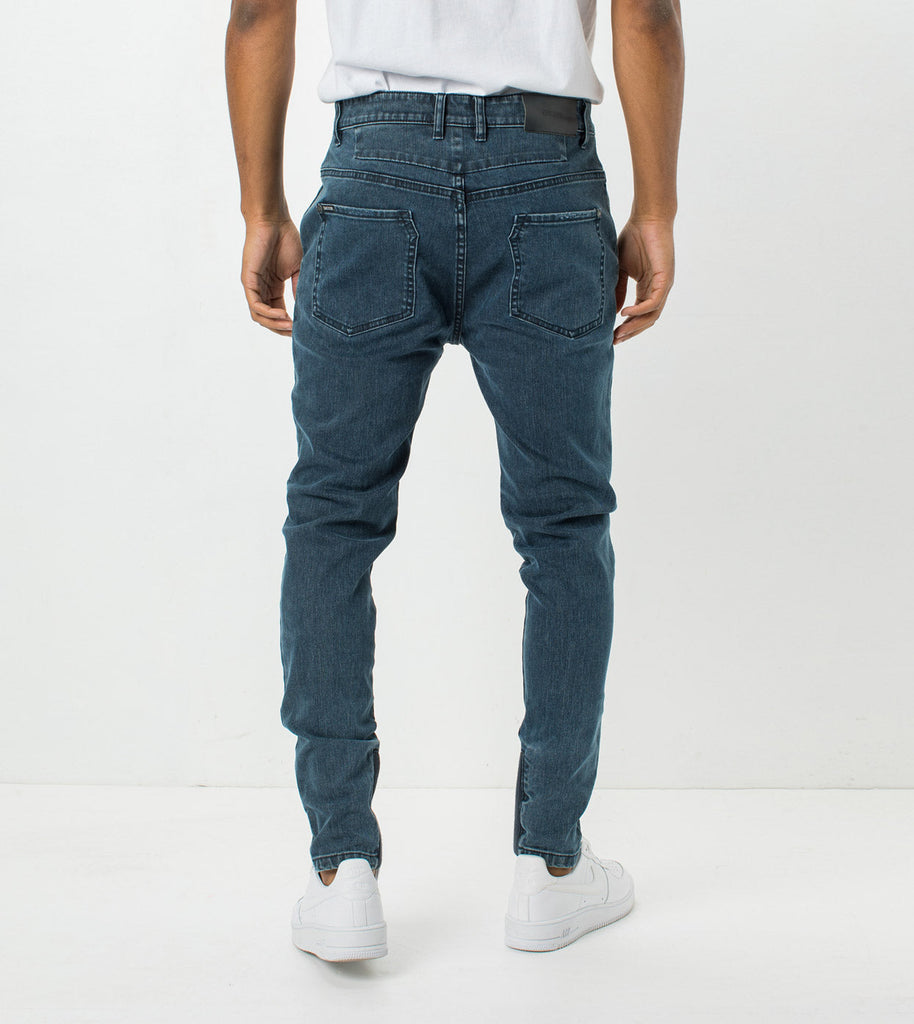 Sharpshot Denimo Stripped Indigo – ZANEROBE Australia