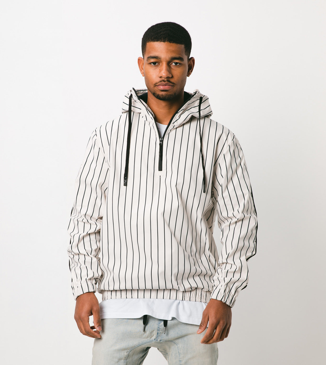 Yeo 1/3 Zip Anorak Shell/Black